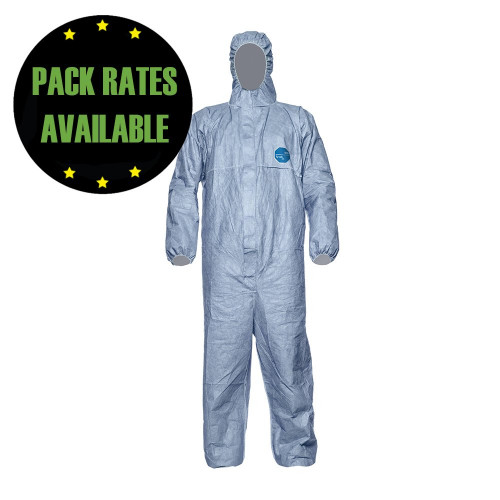 Blue Tyvek Disposable Spraysuit