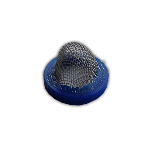 Bowler hat particle filter for knapsack sprayer