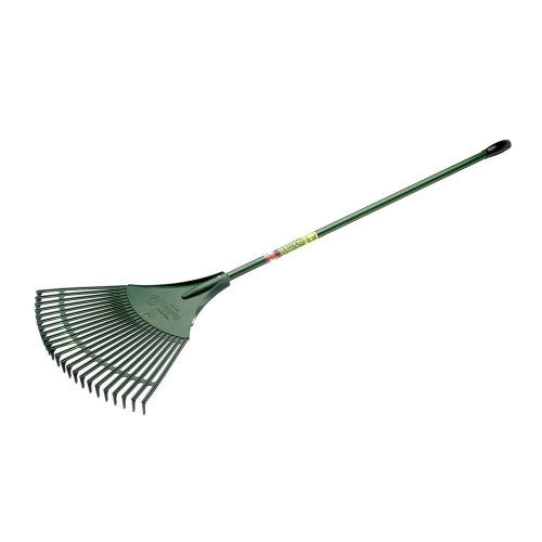 Bulldog Plastic Fan Rake, 48" Tubular Steel Handle