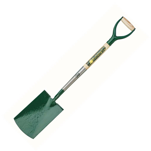 Bulldog Premier treaded digging spade, 28" ash shaft, MYD handle