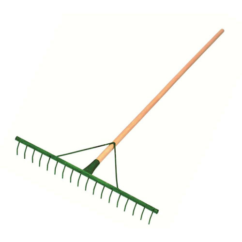 Chelwood 18E steel landscape rake with 18 strong teeth
