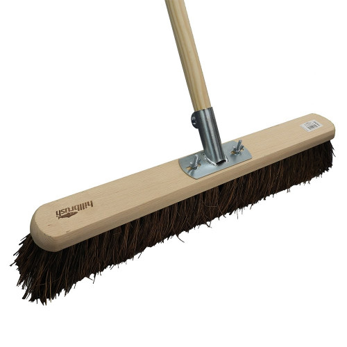 H/B 24" Bassine Platform Broom with Handle & Bracket