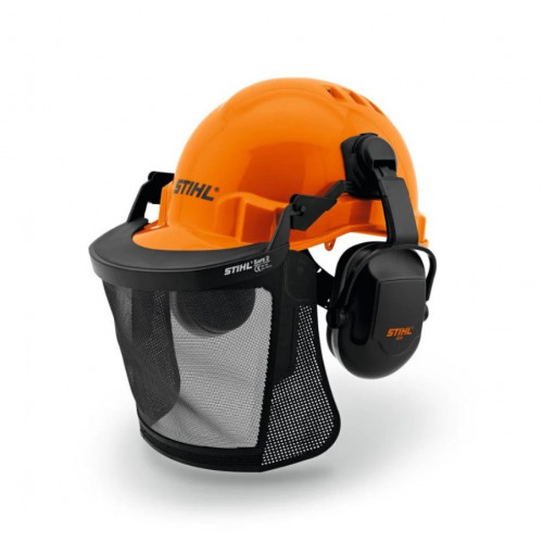 Stihl Dynamic Ergo X Forestry Helmet Mesh Visor & Muffs SNR 30dB
