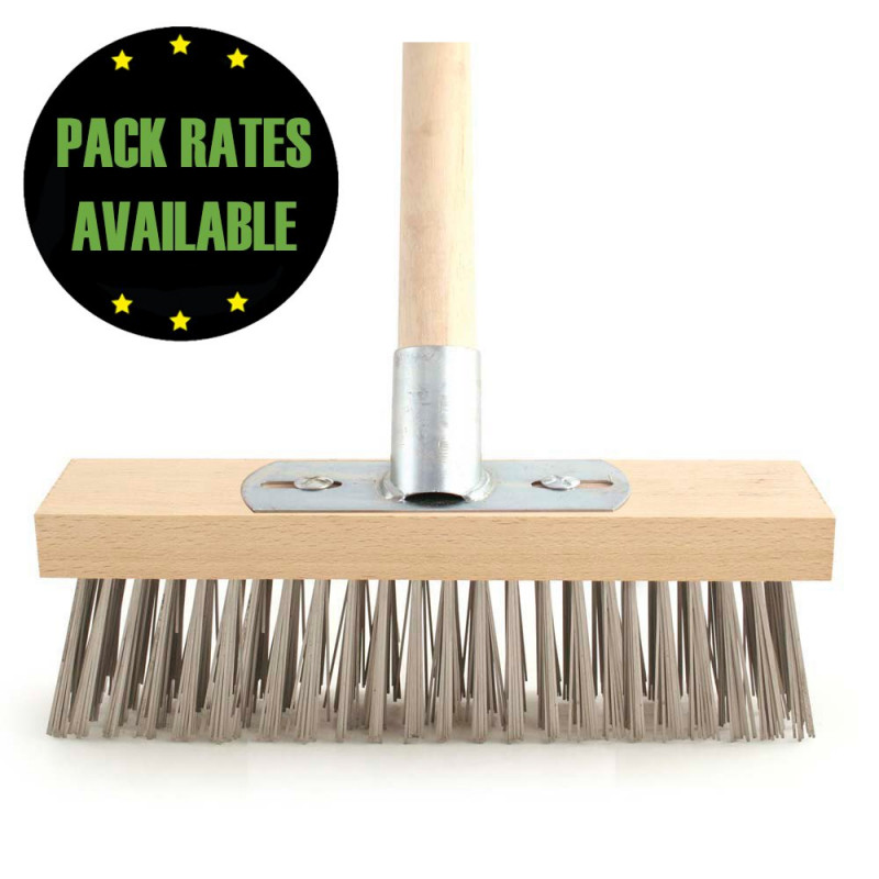 12" Wire Broom With 54" Fitted Handle