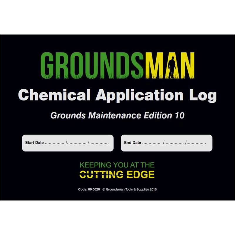 Chemical application record book for safe and accurate logging