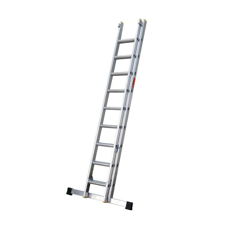 Aluminium 2 Section Ladder - 2.5m-4.25m