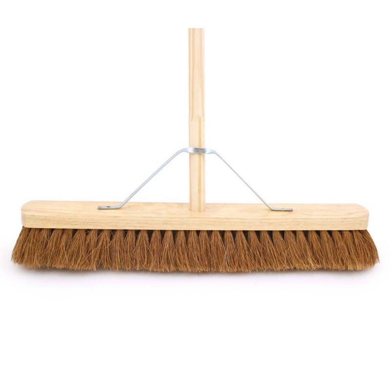 B/B 24" Coco Platform Broom fitted with 54" Handle & Stay
