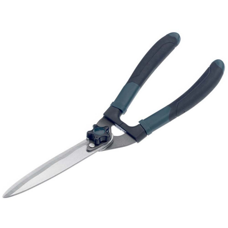 Bulldog Premier hedge shears with 9" wavy cutting blades