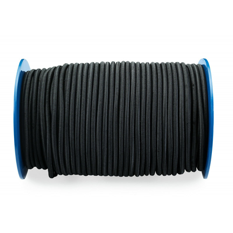 Heavy-duty 8mm bungee cord reel, 100m length for secure tie downs