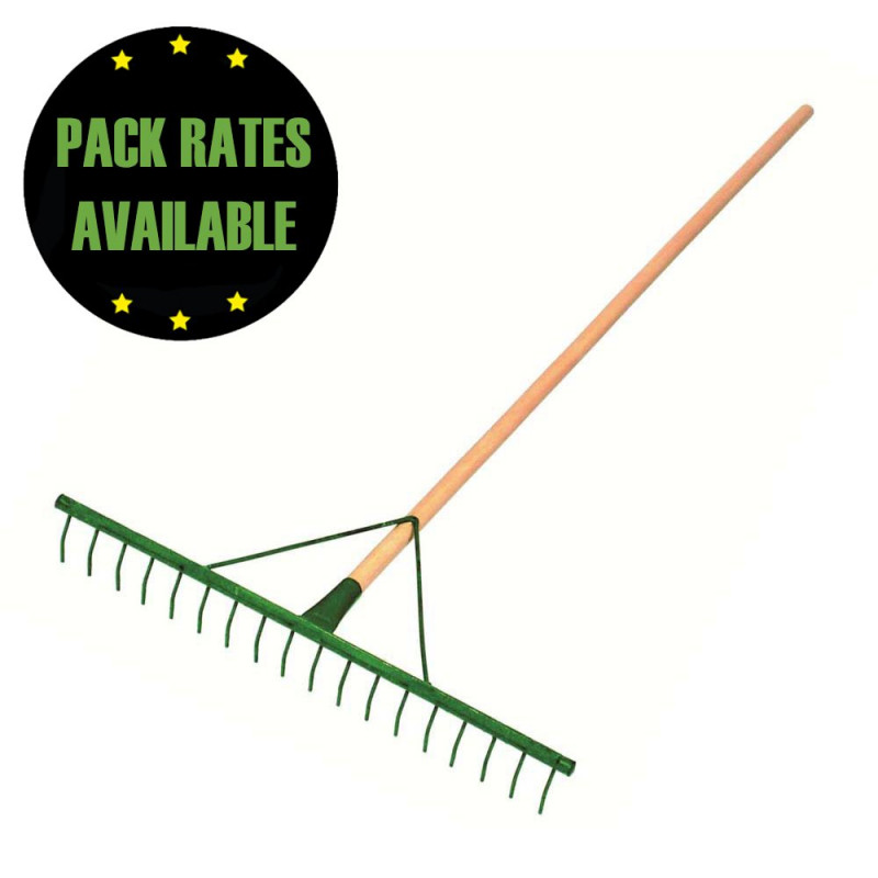 Chelwood 18E steel landscape rake with 18 strong teeth