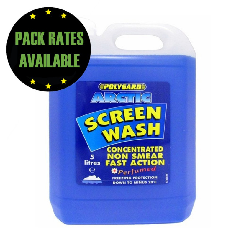 Concentrate screen wash 5L for clear windscreens