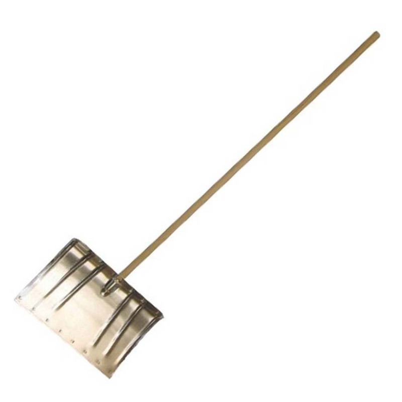 Heavy-duty contract steel snow scoop for fast and efficient clearing