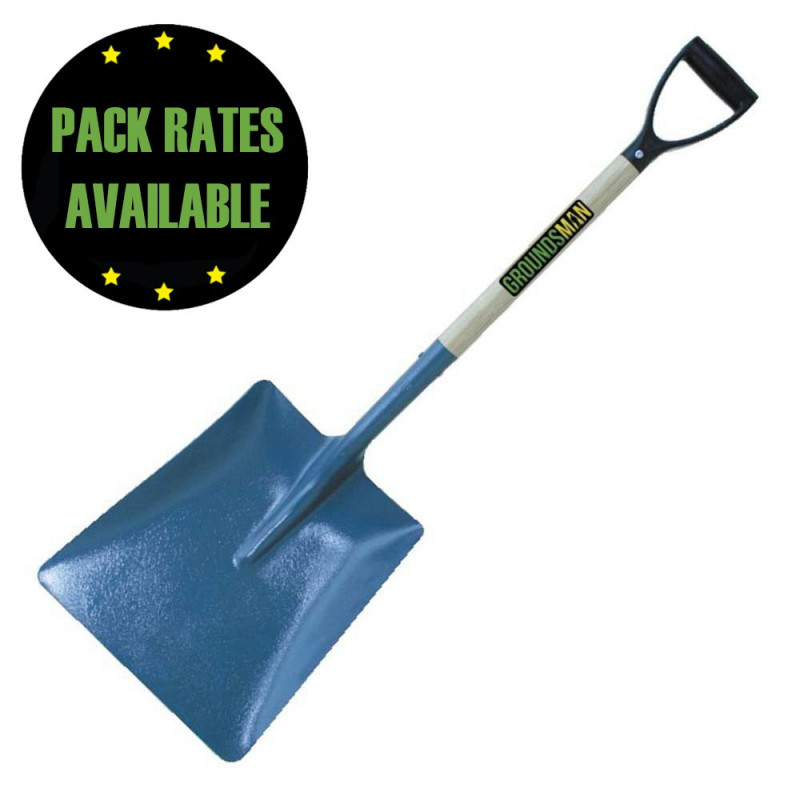 Groundsman No.10 Pan Shovel 28 Inch Ash Shaft and PD Handle