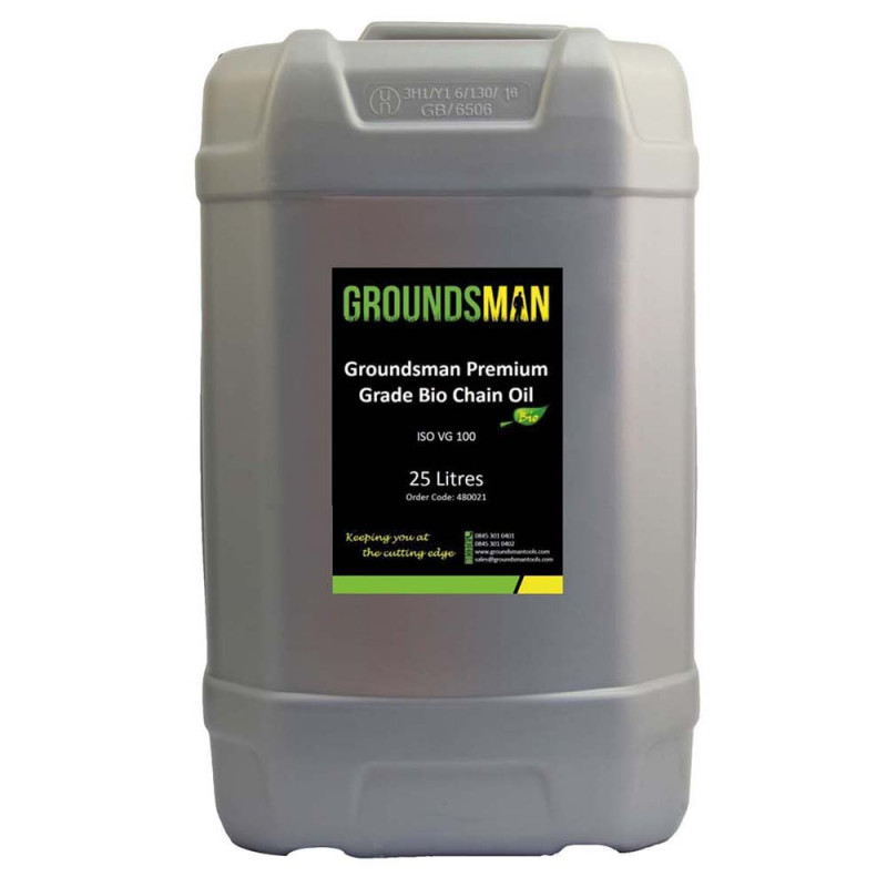 Groundsman Premium Grade Bio Chain Oil 25 Litre