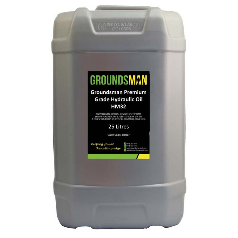 Groundsman Premium Grade HM32 Hydraulic Oil - 25 Litre
