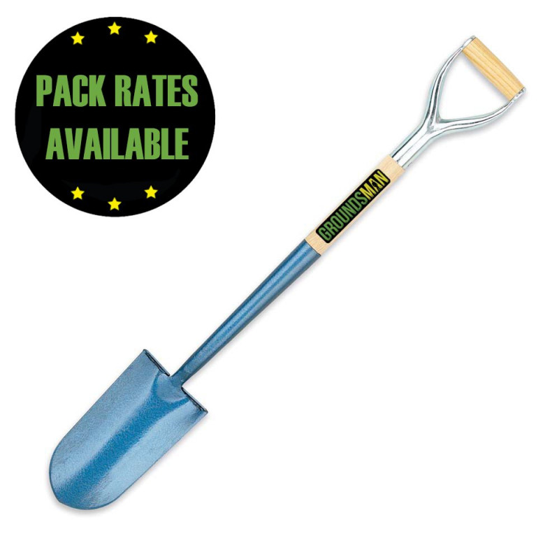 Groundsman Professional Treaded Rabbiting Spade 28" Ash MYD Handle
