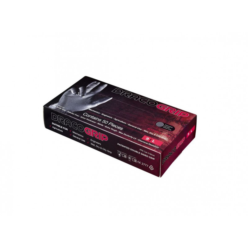 Heavy Duty Fish Scale Nitrile Gloves (Box of 50)