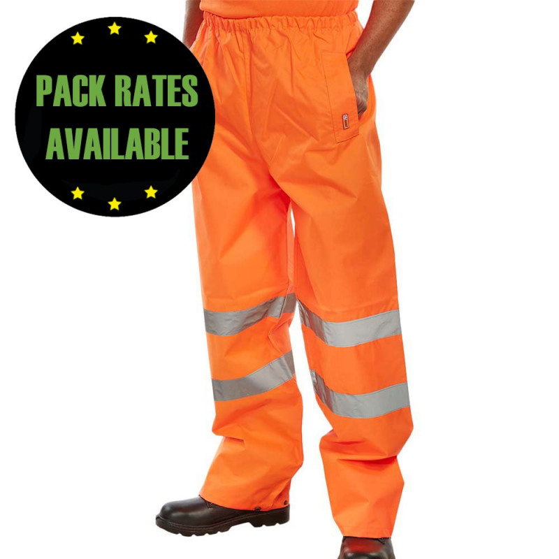 Orange Class 1 Hi Vis Trousers