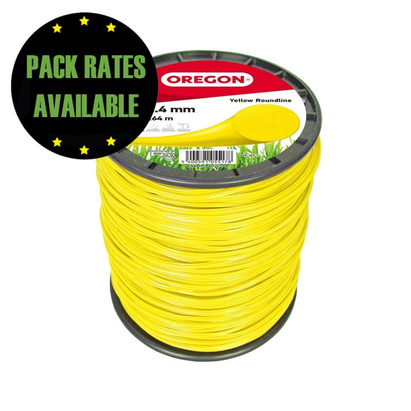 Oregon Yellow Roundline 2.4mm x 264m