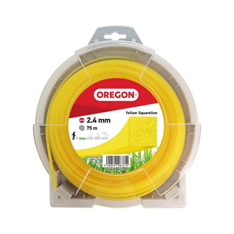 Oregon Yellow Squareline 2.4mm x 75m