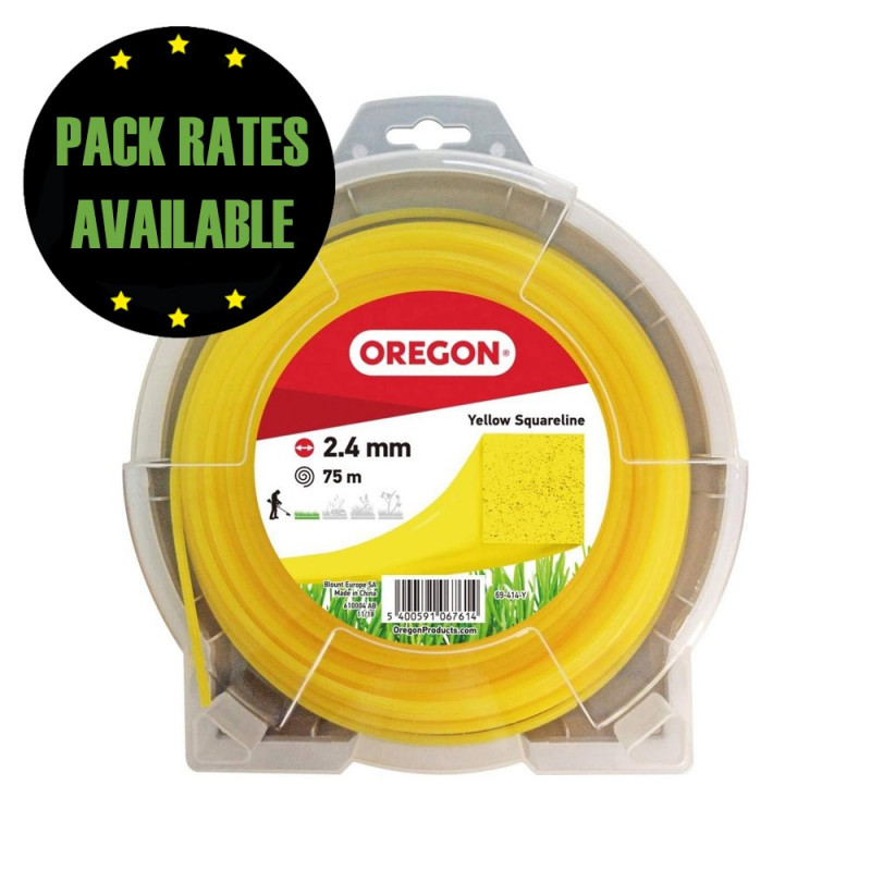 Oregon Yellow Squareline 2.4mm x 75m
