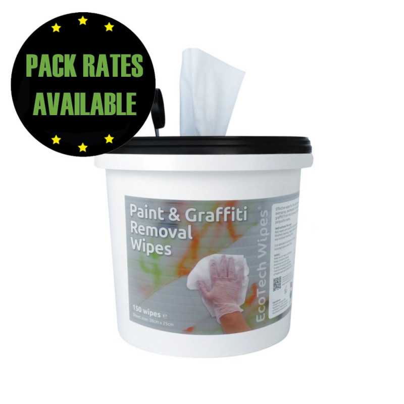 Paint and Graffiti Removal Wipes Tub of 150