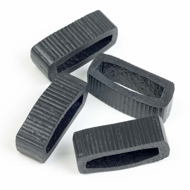 Rainbow Rubber Hoop Collar - 38mm