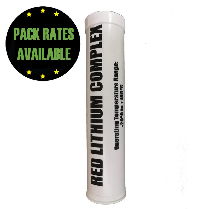 Red Lithium Complex Grease, 400g Cartridge