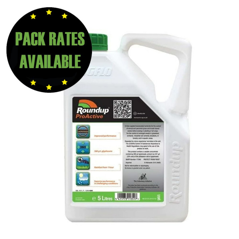 Roundup ProActive Total Weedkiller - 360g/L