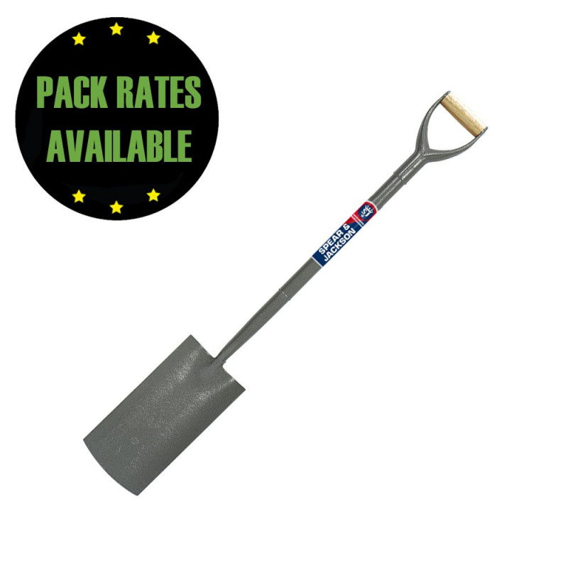 Spear & Jackson All Steel Grafting Spade - 28" Steel Shaft & MYD Handle