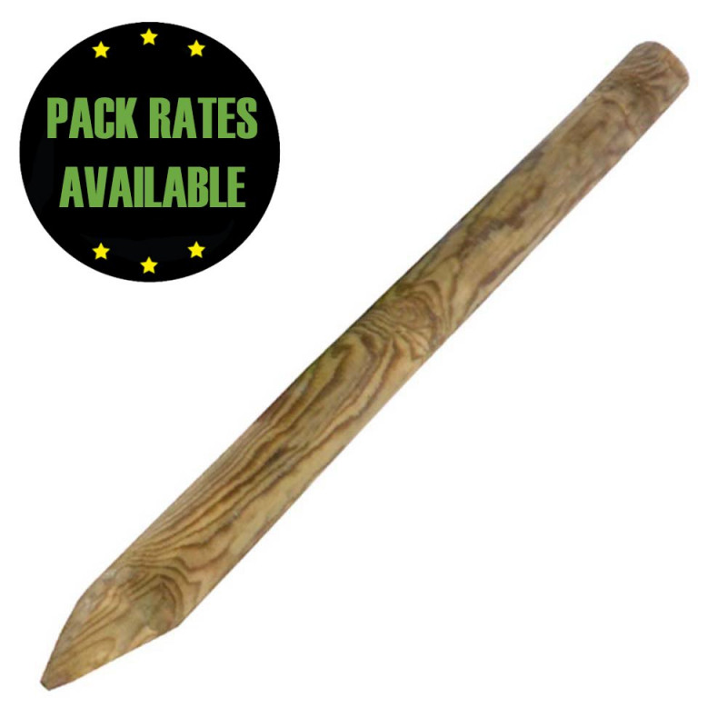 Tree Stake - 2" Machine Rounded (5ft 6" / 1.7m Length)