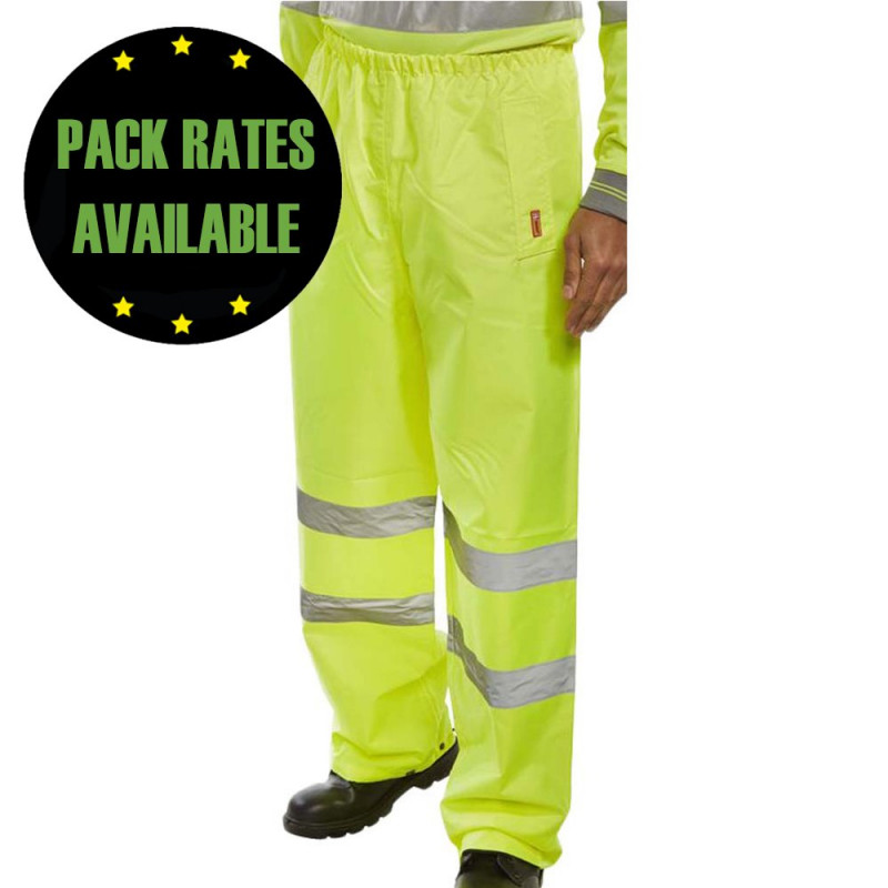 Yellow Class 1 Hi Vis Trousers